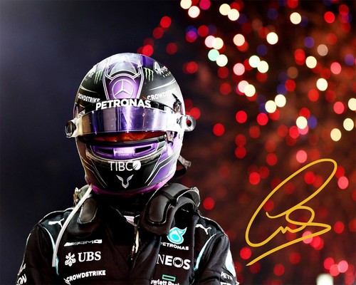 Lewis Hamilton Signed Photo reprint Glossy 8x10 11x14 f1 formula ...
