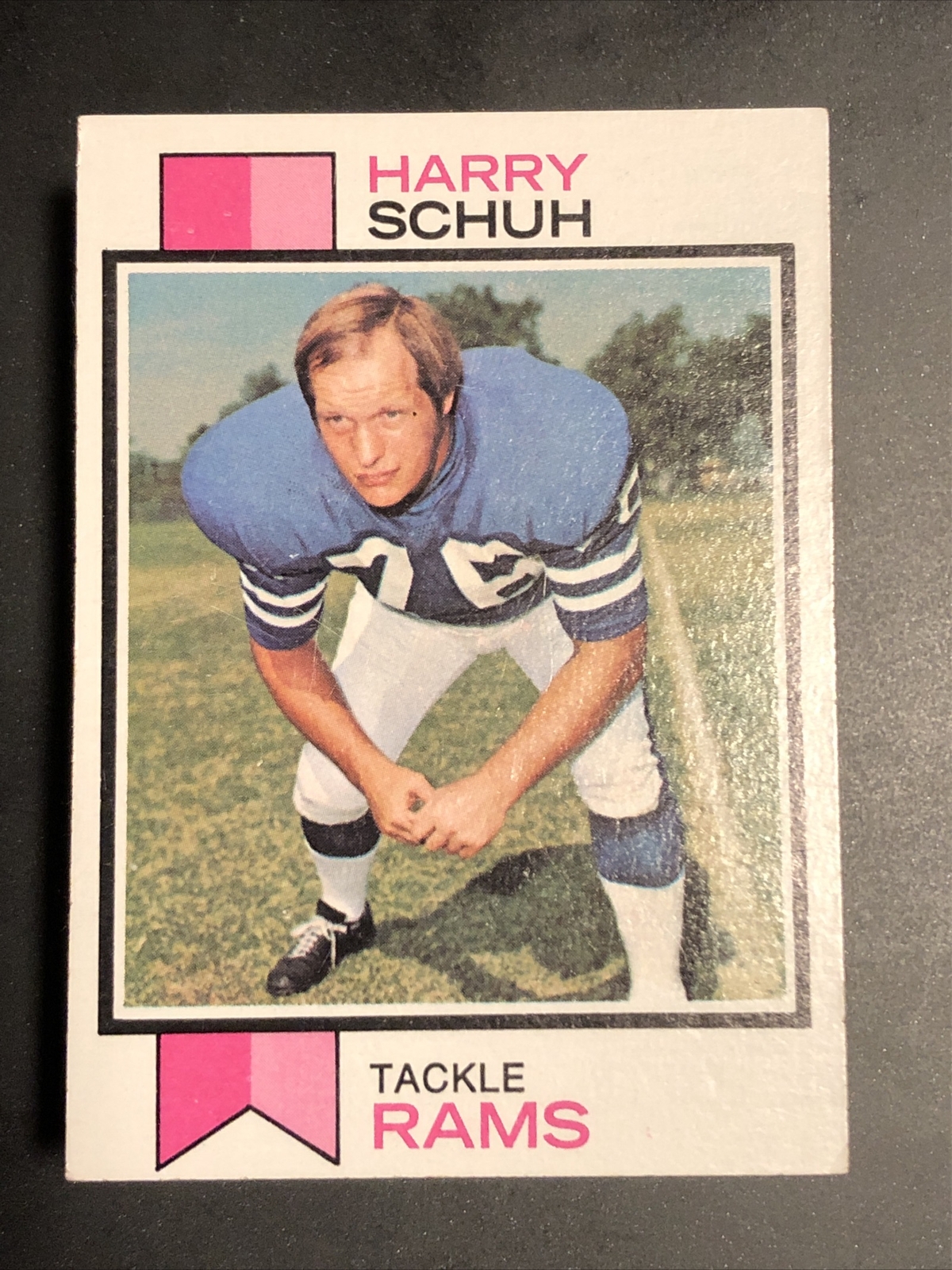 1973 TOPPS HARRY SCHUH #273 LOS ANGELES RAMS FOOTBALL CARD | eBay