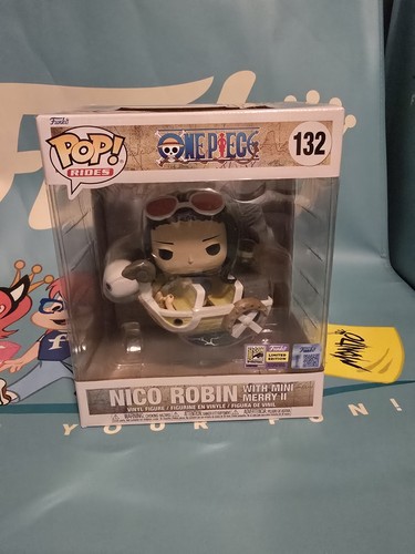 Funko SDCC 2025 Exclusive One Piece Nico Robin With Mini Merry II Pop ...