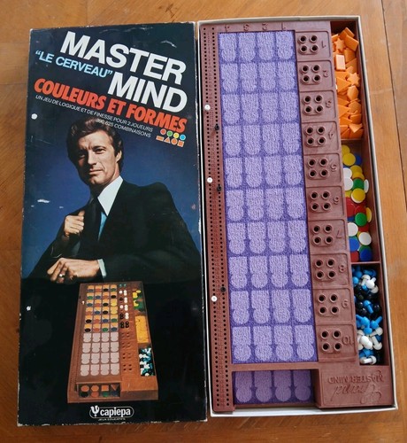 Vintage Rare Mastermind Game. French Colours & Shapes Edition. 1977 ...