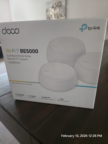 TP-Link Deco BE25 Dual-Band BE5000 WiFi 7 Mesh Wi-Fi System 3-Pack | eBay