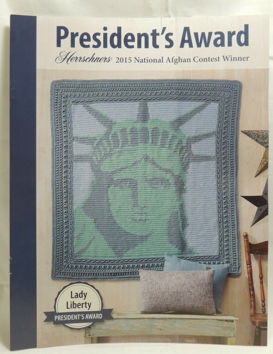 Herrschners 2015 President's Award Afghan Lady Liberty Crochet Pattern ...
