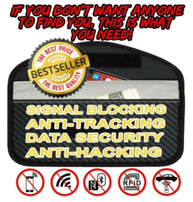 RFID Protection, Cell Phone Signal Blocking, Credit Card Case Holder ...