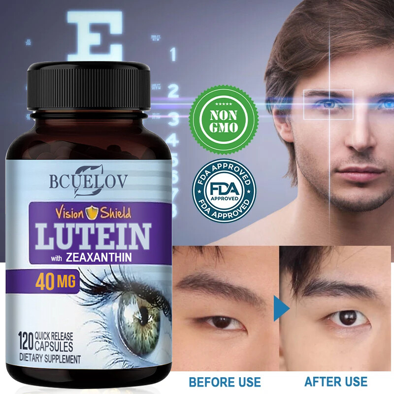 Eye Health Supplement, Lutein 40mg and Zeaxanthin 2mg, Vision Health ...