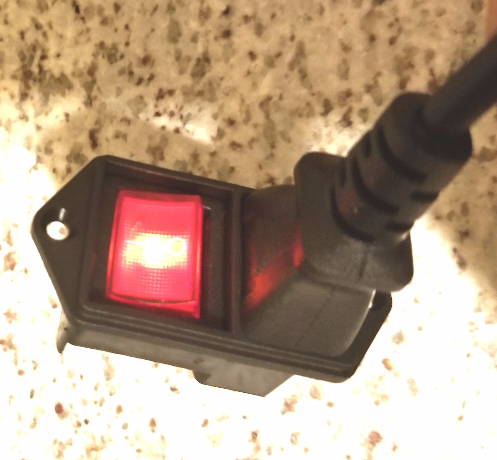 1Pcs IEC320 C14 AC Power Cord Inlet Socket With Rocker Switch 250V 10A ...