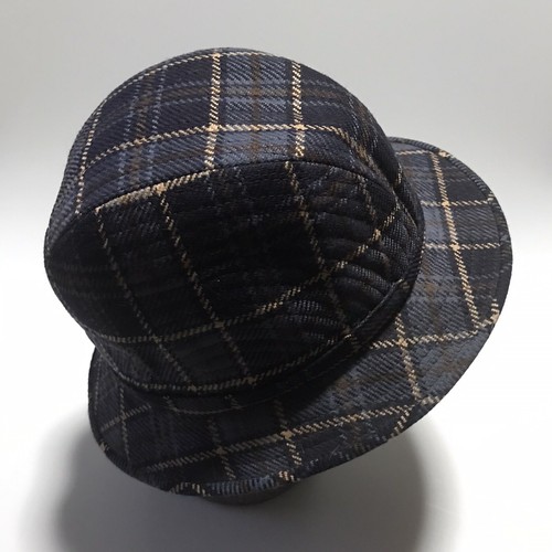 Daks Blue Plaid 1987 Hat 100% Wool Made In England | eBay