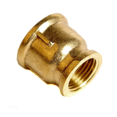 Threaded Connector Reduced Brass Blank Internal 3/4 Inch On 1/2 IG ...