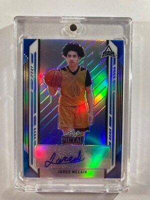 2022 Leaf Draft Jared McCain Blue 17/50 Auto Rookie Card 76ers!!! | eBay
