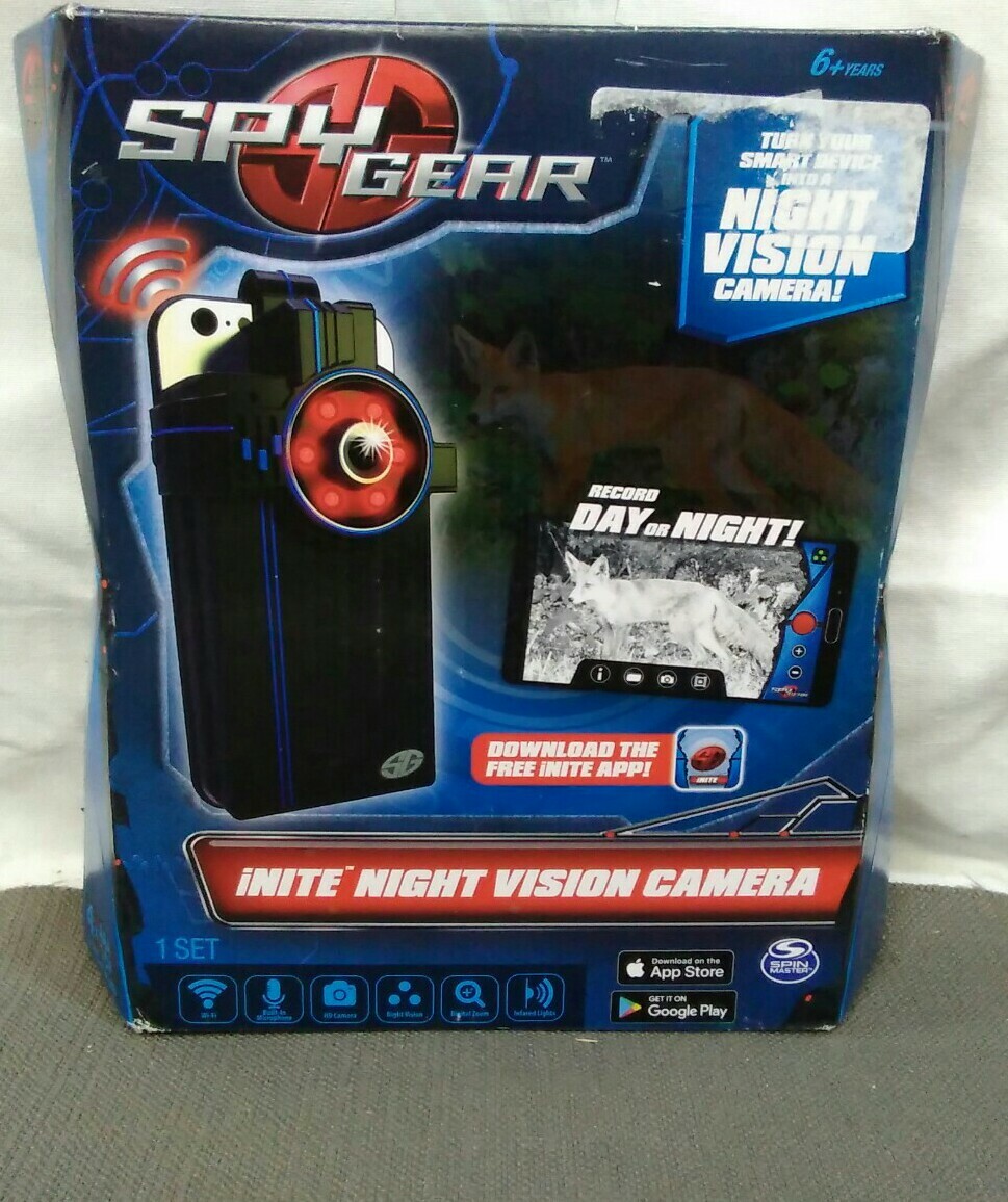 New Spy Gear iNite Clip-on Secret Agent Night Vision Camera Detective ...