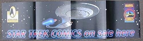 Star Trek Comics On Sale here Marvel Paramount Banner 34" x 9" COMES ...
