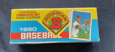 1990 Bowman Baseball Complete Factory Set Sealed - 528 Cards - Frank ...
