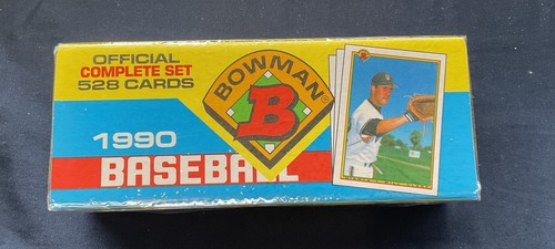1990 Bowman Baseball Complete Factory Set Sealed - 528 Cards - Frank ...