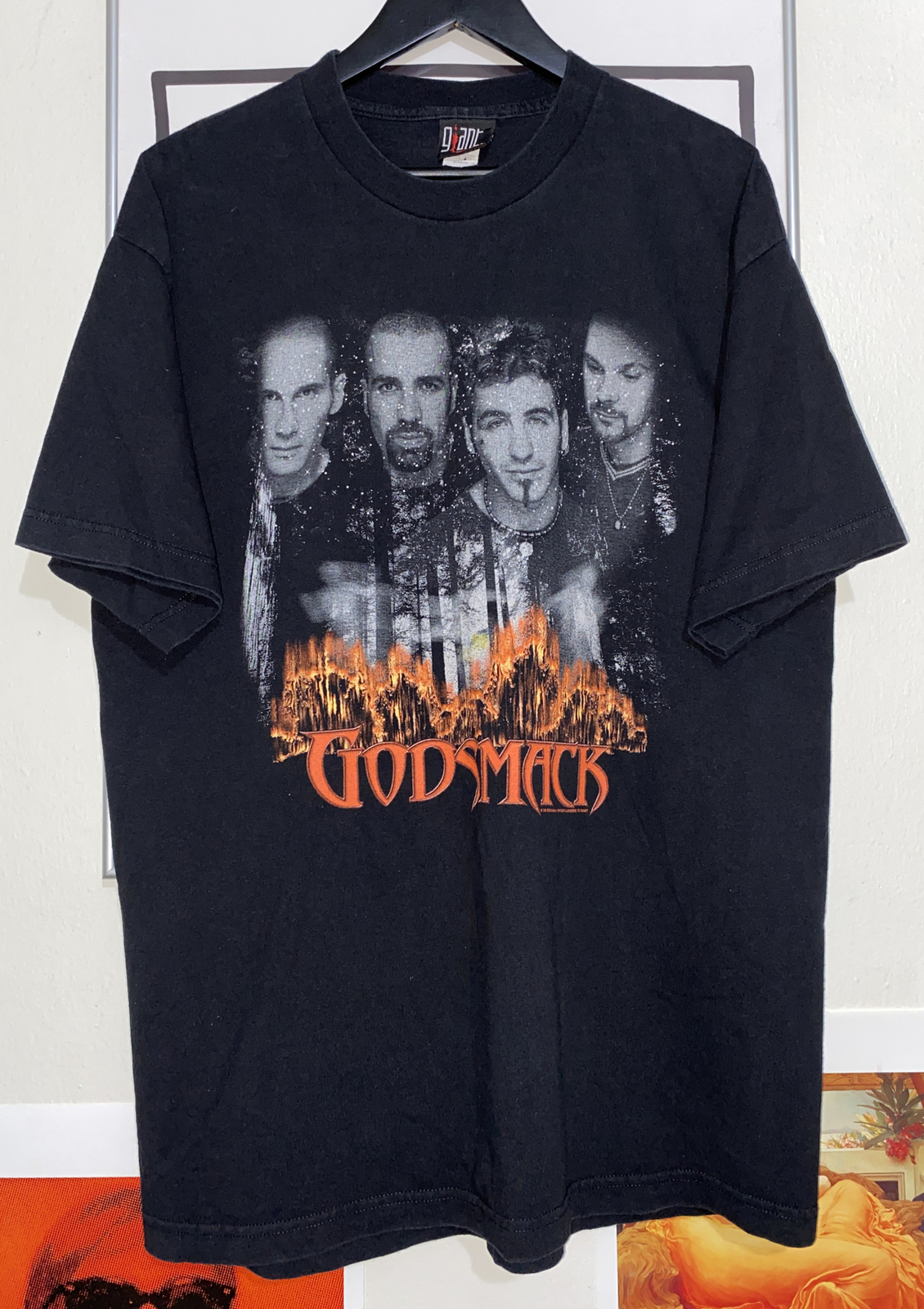Vintage Godsmack Smack Fest Band T-shirt XL Rock Music Giant Tag Grunge ...