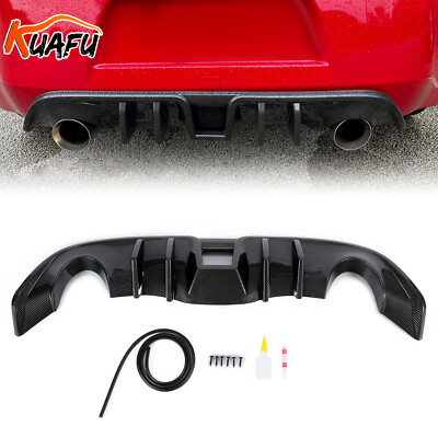 Carbon Look For Nissan 370Z Coupe 2009-2020 Rear Bumper Lip Valance ...
