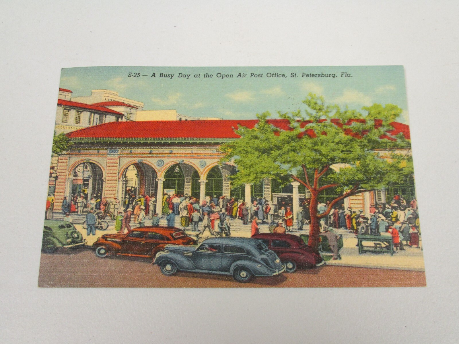 J363 Postcard Open Air Post Office St Petersburg FL Florida | eBay