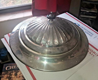 Vintage Gotham Silver on Copper #508 11" round bowl dish W/ Lid | eBay