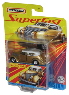 Matchbox Superfast (2019) Gold 1936 Ford Sedan Custom Toy Car #07 | eBay