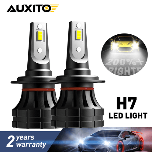 2PC Mini Bulbs H7 CSP LED Headlight Kit 6000K GUD White 20000LM High or Low Beam | eBay