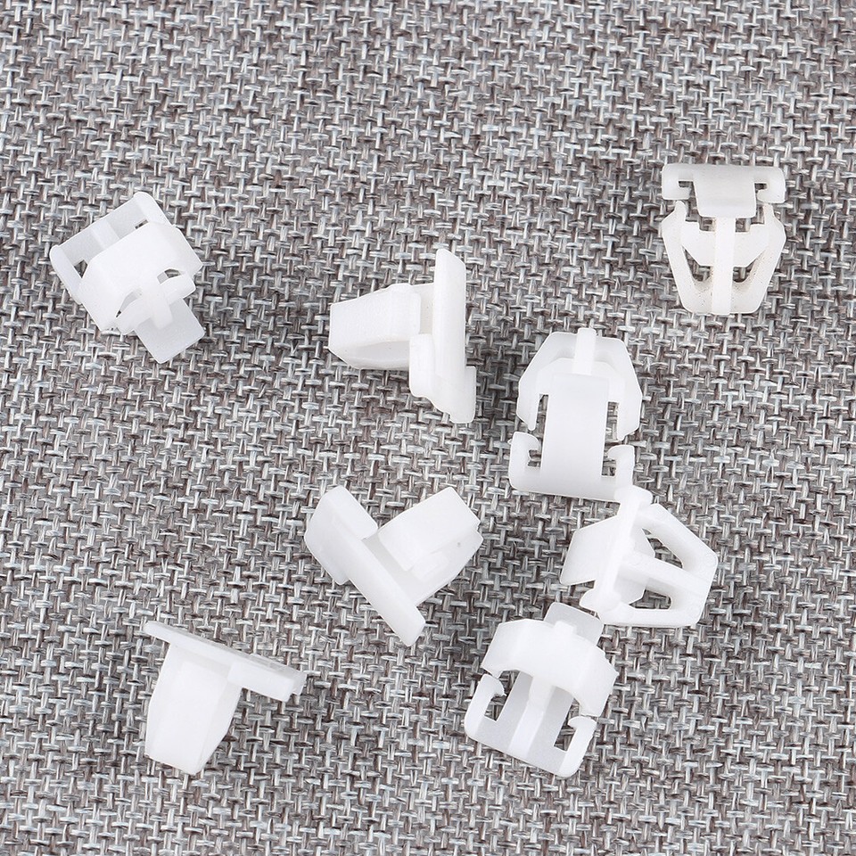 10 Nylon Front Door Body Side Molding Clip Retainer A20783 Fit Honda ...