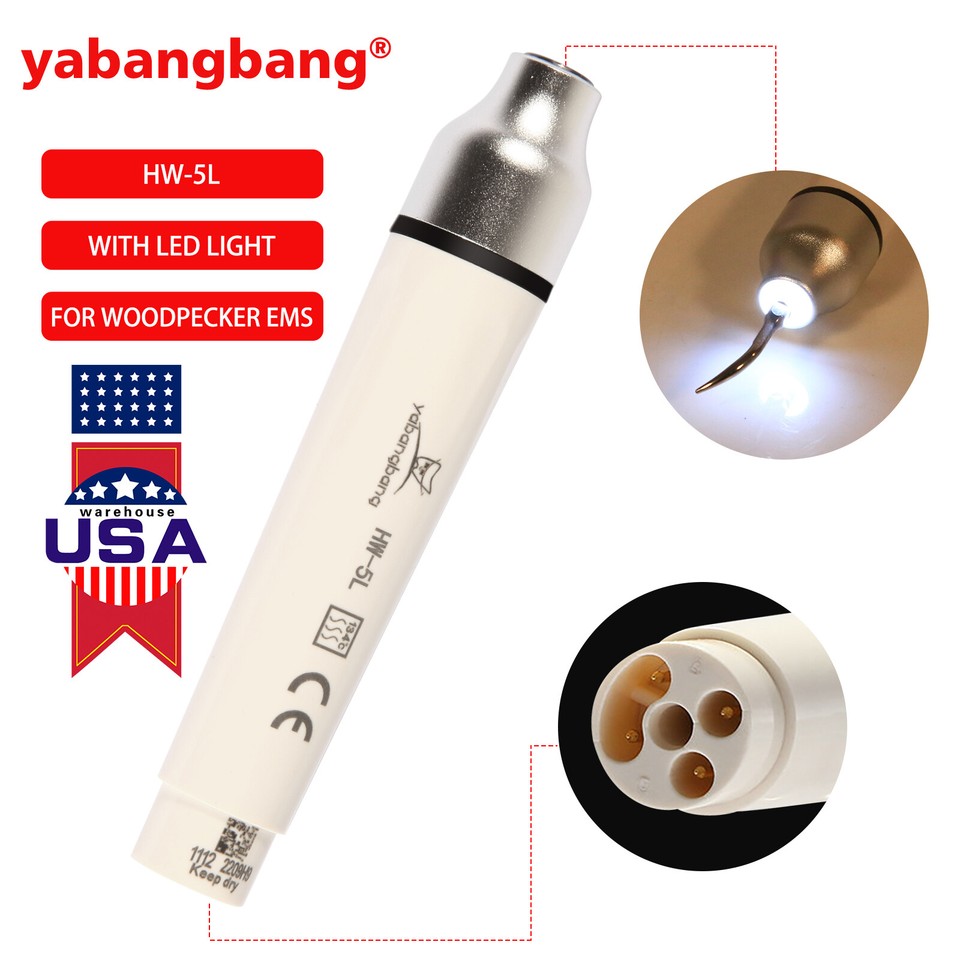 Dental Ultrasonic Piezo Scaler Handpiece LED light F EMS/WOODPECKER/DTE ...