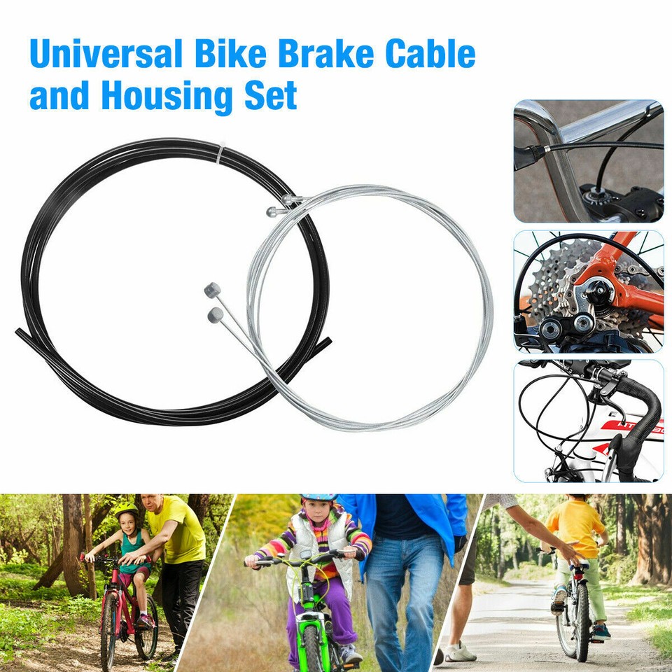 UK Gear Cable Brake Set Inner&Outer Front&Rear MTB Mountain Bicycle ...