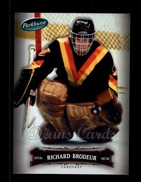 2006 Parkhurst #24 Richard Brodeur Canucks 8 - NM/MT | eBay