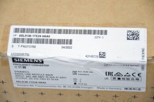 SIemens Sinamics BLM 6SL3130-1TE24-0AA0 (6SL3 130-1TE24-0AA0) | eBay