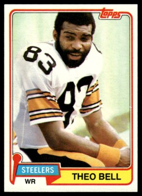 1981 Topps Football Card Theo Bell A Pittsburgh Steelers #351 | eBay
