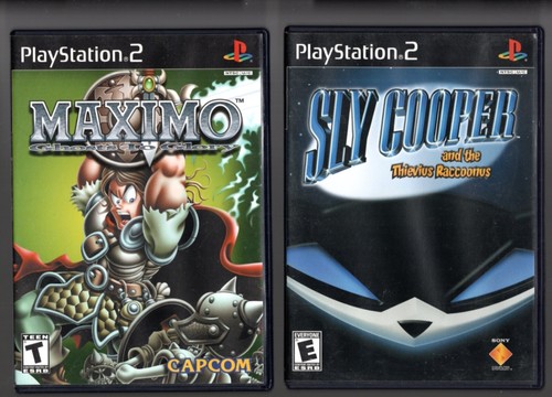 PS2 LOT Black Label MAXIMO Ghost to Glory & Sly Cooper Thievius Racoonus SONY 711719719823| eBay