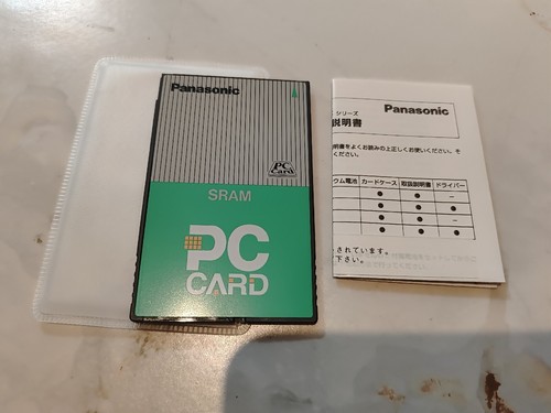 Panasonic PCMCIA SRAM Card 256kb PC Card | eBay