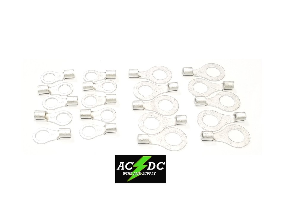 10' Copper Ground Strap Cable KIT + DIY Terminal Kit 3/8" FLAT Braid ...