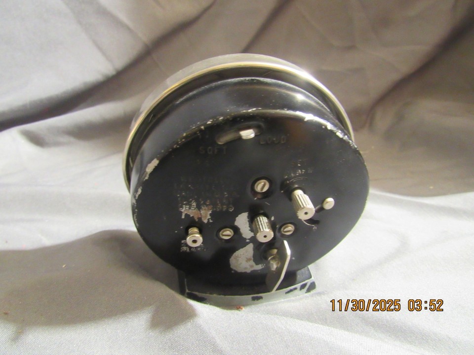 Vintage Westclox Baby Ben alarm clock working black chrome #1 | eBay