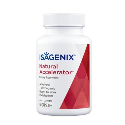 ISAGENIX - Natural Accelerator - Boost Metabolism - Dietary Supplement ...