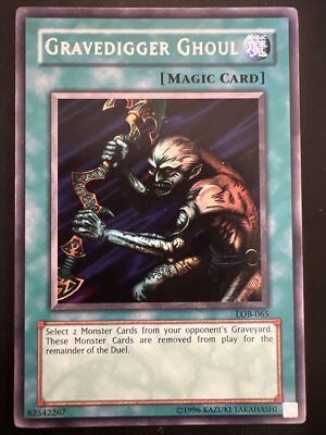 Yu-Gi-Oh! TCG Gravedigger Ghoul Legend of Blue Eyes White Dragon LOB ...