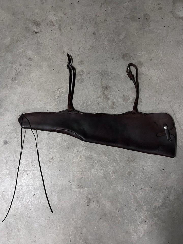 30” Antique Leather Old Western Rifle Shotgun Riding/Saddle Scabbard ...