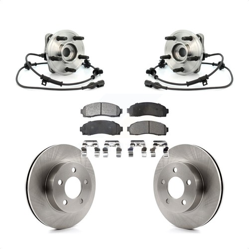 Hub Bearing Assembly Disc Brake Rotor And Pad Front Kit For 2003 Ford ...