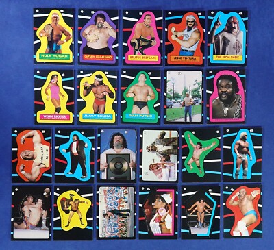 1985 TOPPS WWF STICKERS WRESTLING COMPLETE SET MINT *INV6936 | eBay