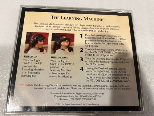 Zygon The Learning Machine Learning Disc 3-D Mind Sync Preview Disc | eBay