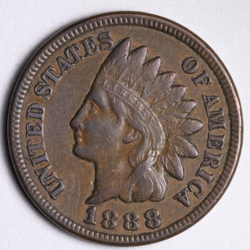 1888 Indian Head Cent Penny AU MPD SNOW-8 E288 AQCP | eBay
