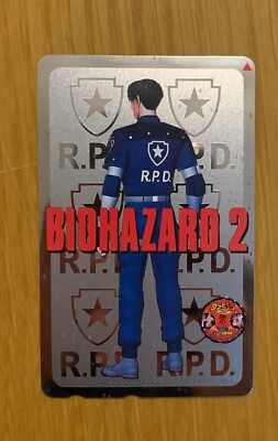 Biohazard 2 Telephone Card Japan Rare Resident Evil Capcom Leon RPD ...