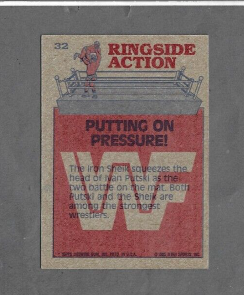 Iron Sheik and Ivan Putsi 1985 Topps #32 | eBay