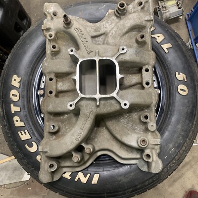 Edelbrock 2171 Performer Intake, Ford 351M 400, 4150 Flg, dual plain, 0 ...