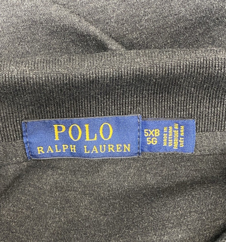 NWT Polo Ralph Lauren Men’s Golf Polo Shirt Dark Grani Gray Size 5XB ...
