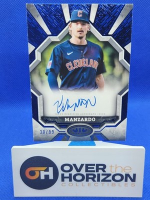 2025 Topps Tier One Autographs Blue Color Match Kyle Manzardo /99 ...