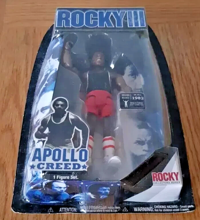 🥊Rocky Balboa (Jakks ) APOLLO BEACH TRAINING FIGURE ROCKY III 3🥊NEW ...