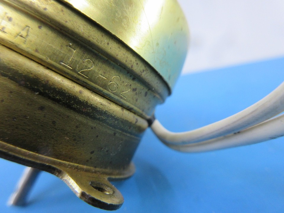 Synchron Clock BRASS bodied motor 630 110V 60cy 4w 1.2rpm NOS motor CCW ...