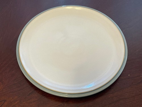 Denby Dinner Plate (s) White and Blue/Teal Blue Jetty Langley 10.5 ...