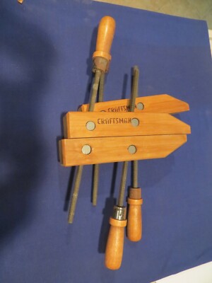 Craftsman 10" Wood Clamps Set Of Two | eBay
