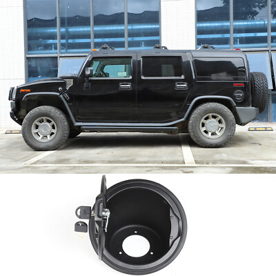 Locking Fuel Door Gas Tank Cap Cover Alumminum Black For Hummer H2 2003 ...
