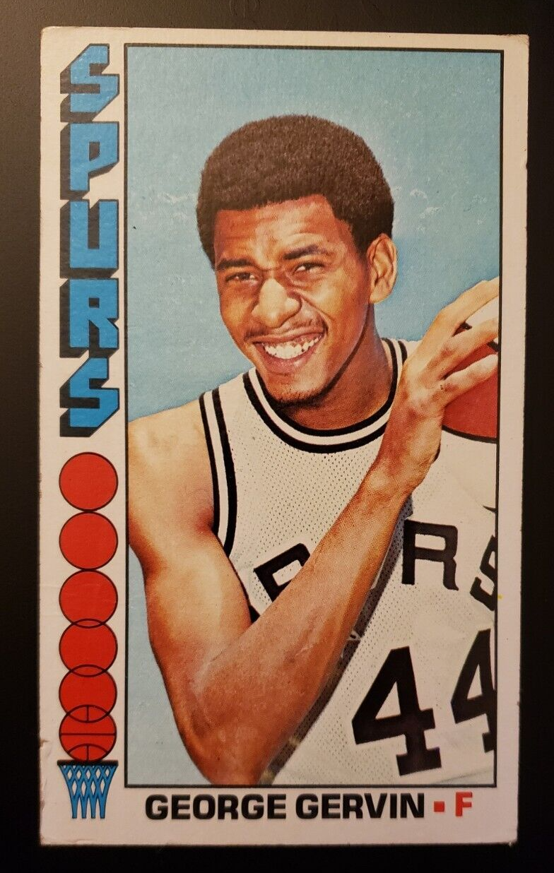 GEORGE GERVIN 1976-77 Topps Basketball Card # 68 SPURS HOF L@@K! 👀🔥🔥📈 ...